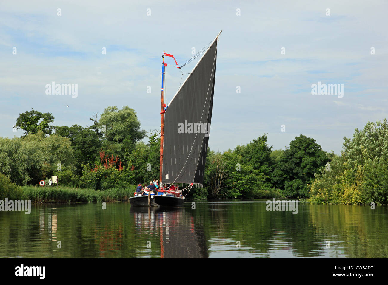 Sailing barge norfolk hi-res stock photography and images - Alamy
