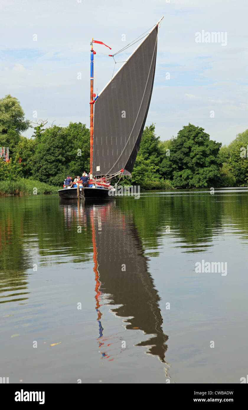 Norfolk wherry albion broads sail broads hi-res stock photography and ...