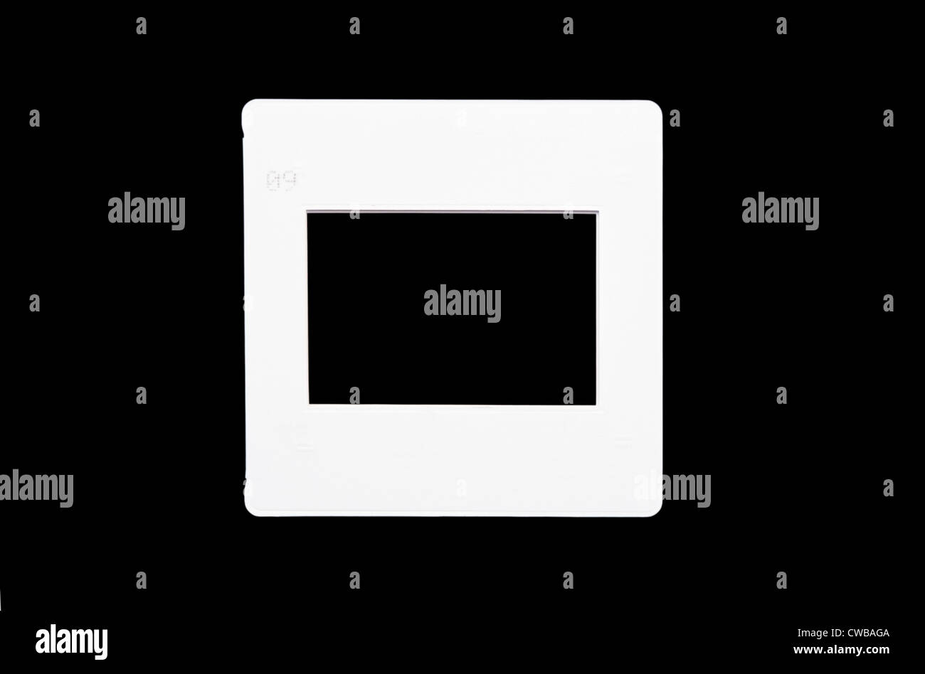 Empty 35mm slide mount on black background Stock Photo - Alamy