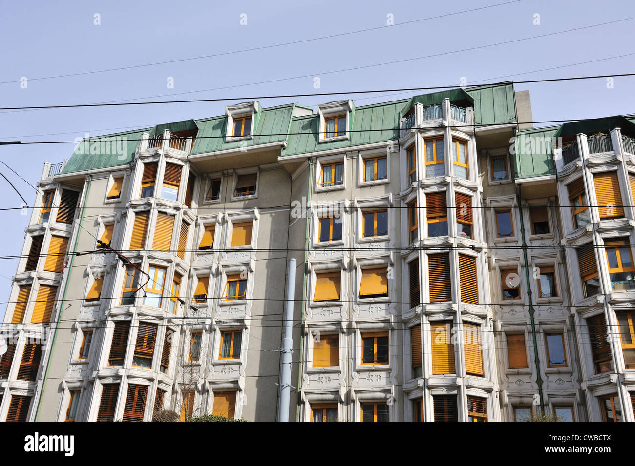 Residential building, Geneva, Switzerland Stock Photo - Alamy