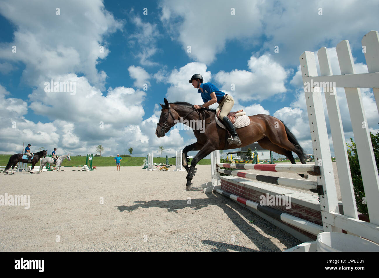 Horse riding lesson hi-res stock photography and images - Alamy