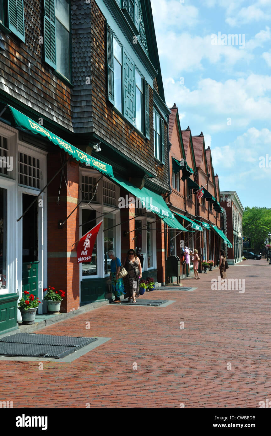 Shops in Newport, Rhode Island, USA Stock Photo - Alamy