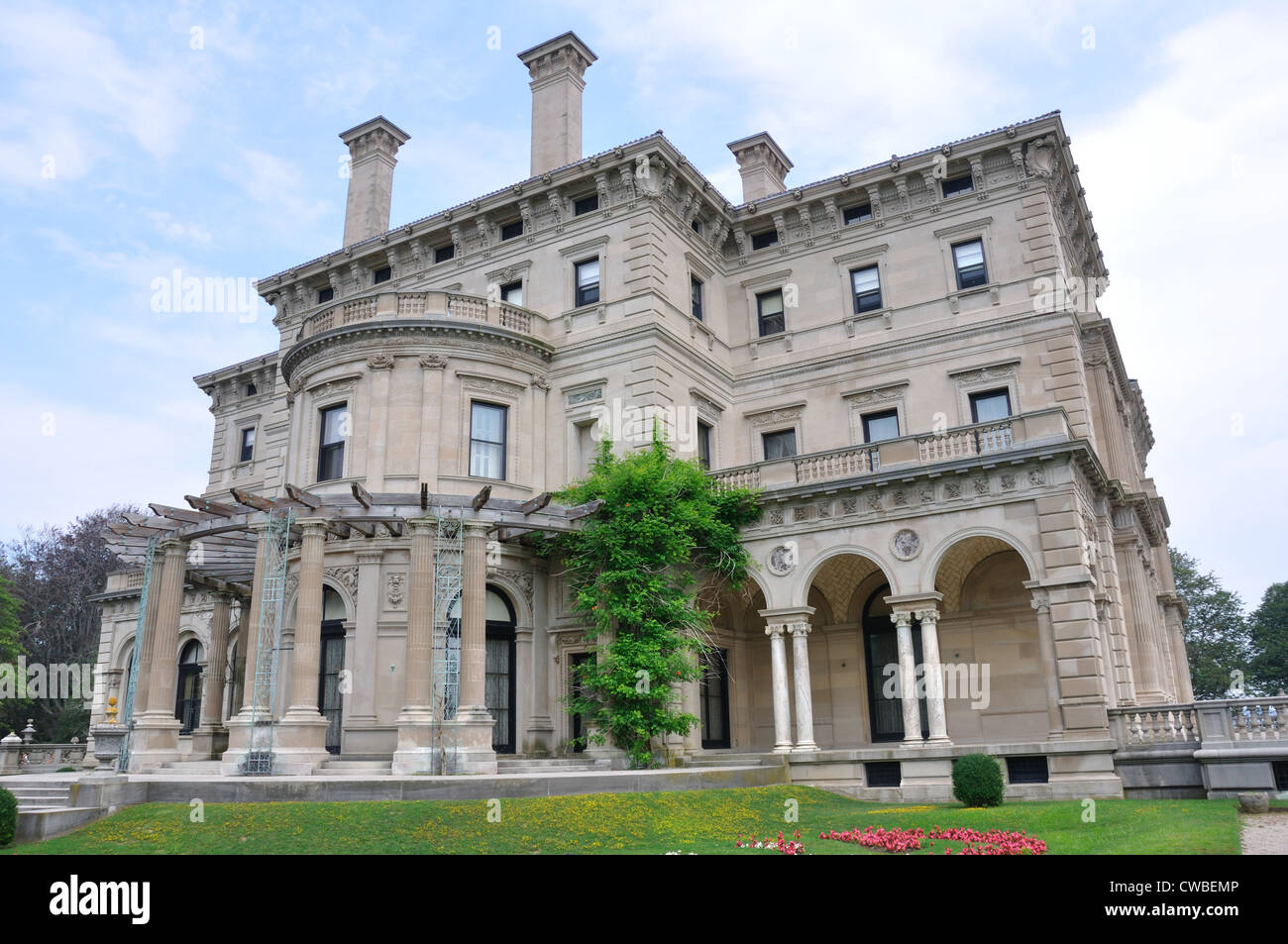 The Breakers mansion, Newport, Rhode Island, USA Stock Photo - Alamy