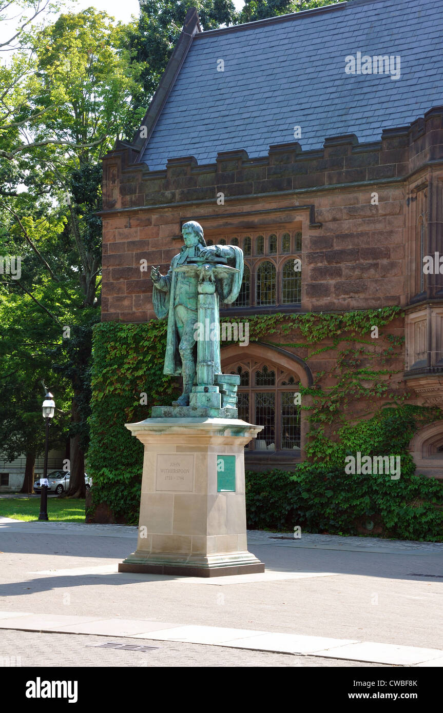 John Witherspoon statue, Princeton University, Princeton, New Jersey ...