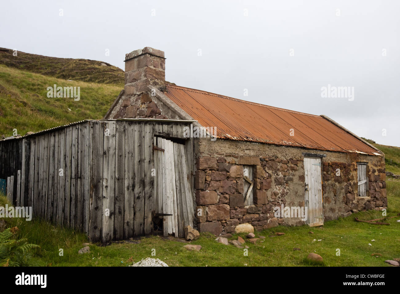 Old shack of fisherman near coast Stock Photo - Alamy