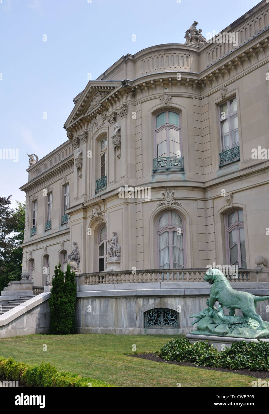 The Elms mansion, Newport, Rhode Island, USA Stock Photo - Alamy