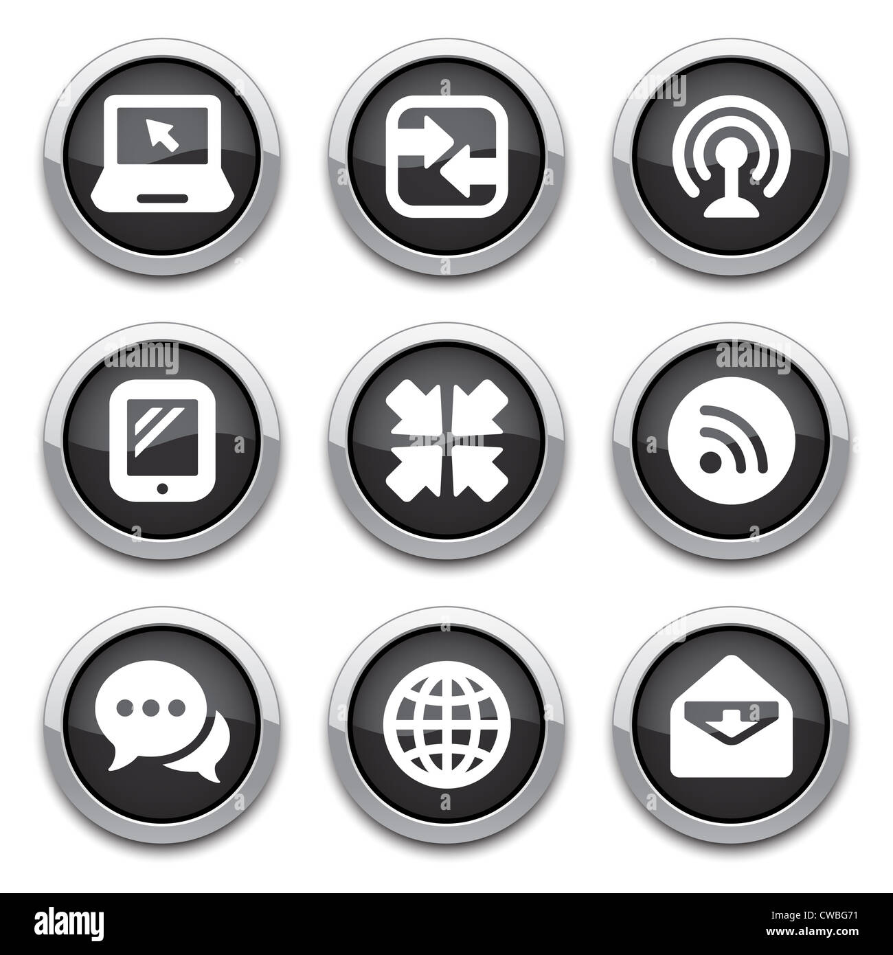 Buttons with symbols hi-res stock photography and images - Alamy