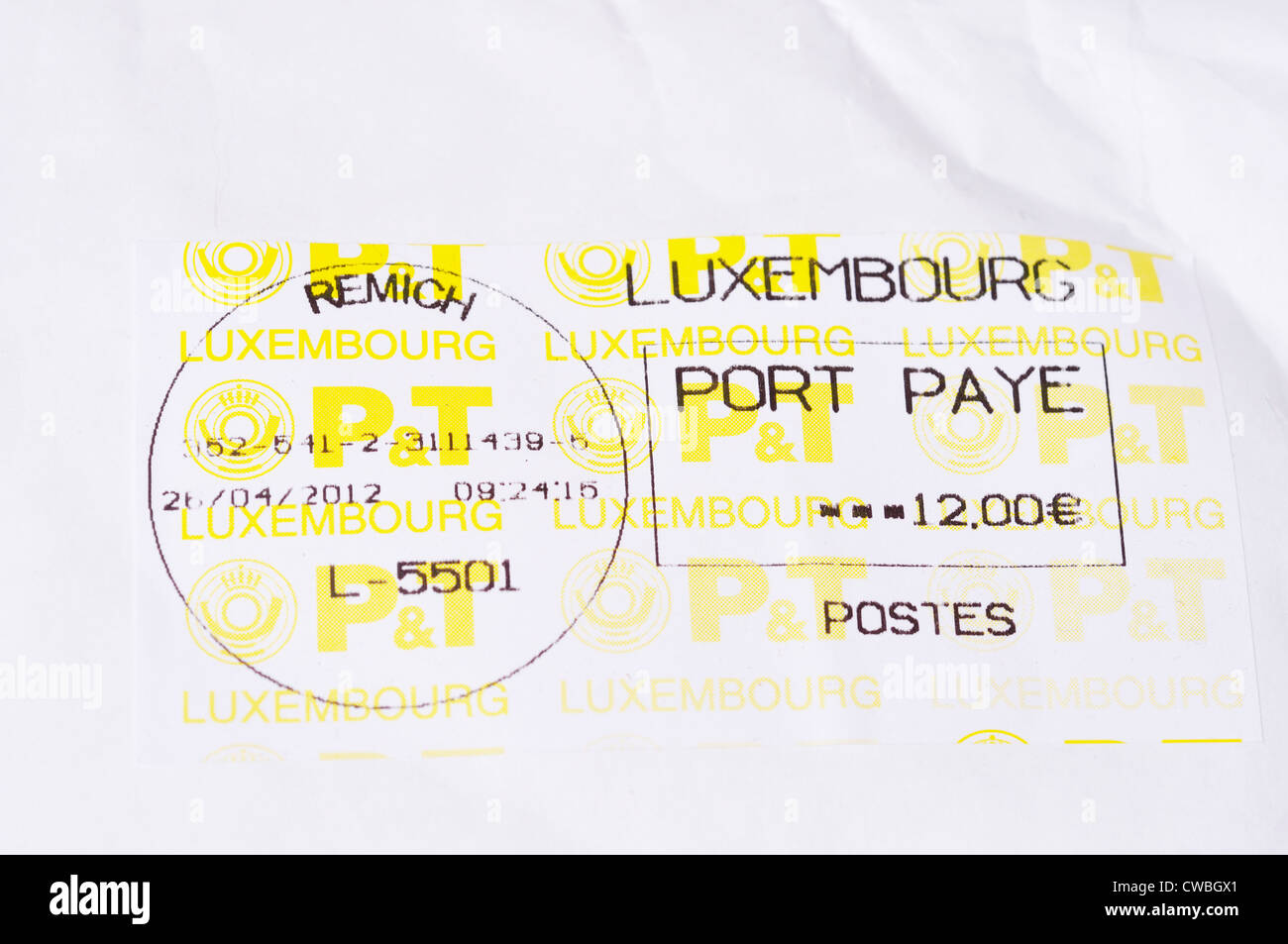 Postage paid stamp hi-res stock photography and images - Alamy