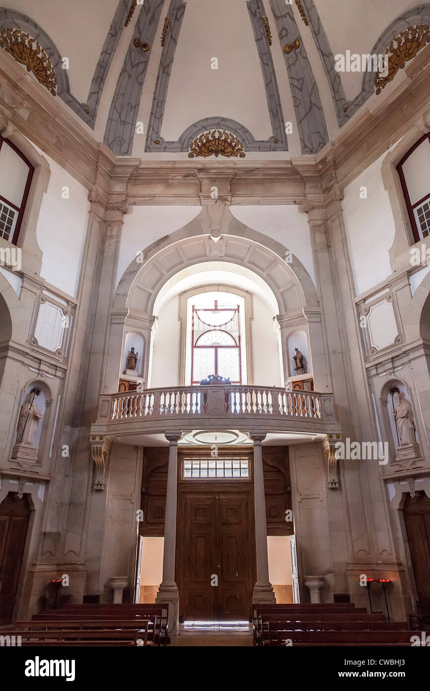 Choir balcony of the Senhor do Jesus da Pedra Church Sanctuary in ...