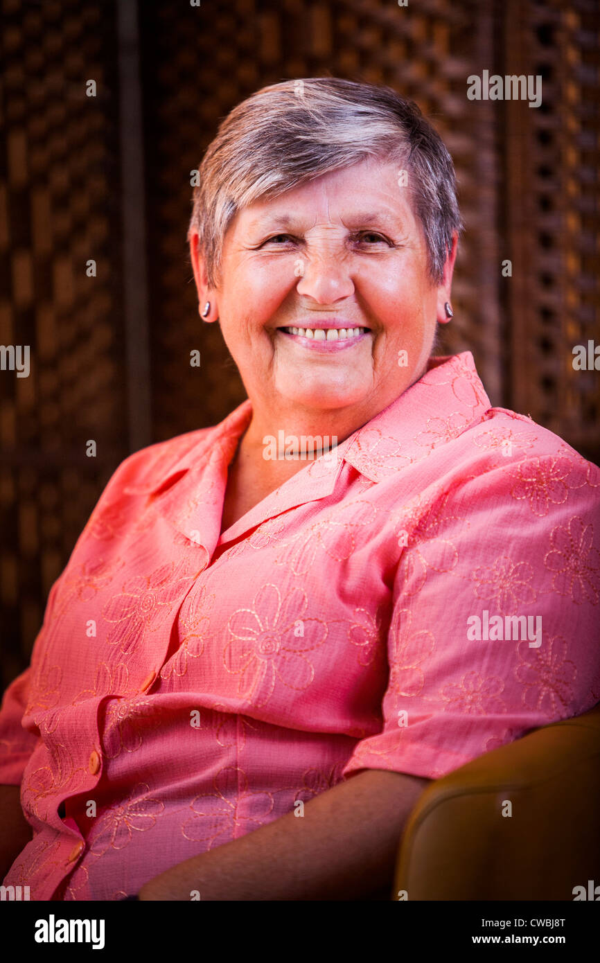 Portrait of a senior Stock Photo - Alamy