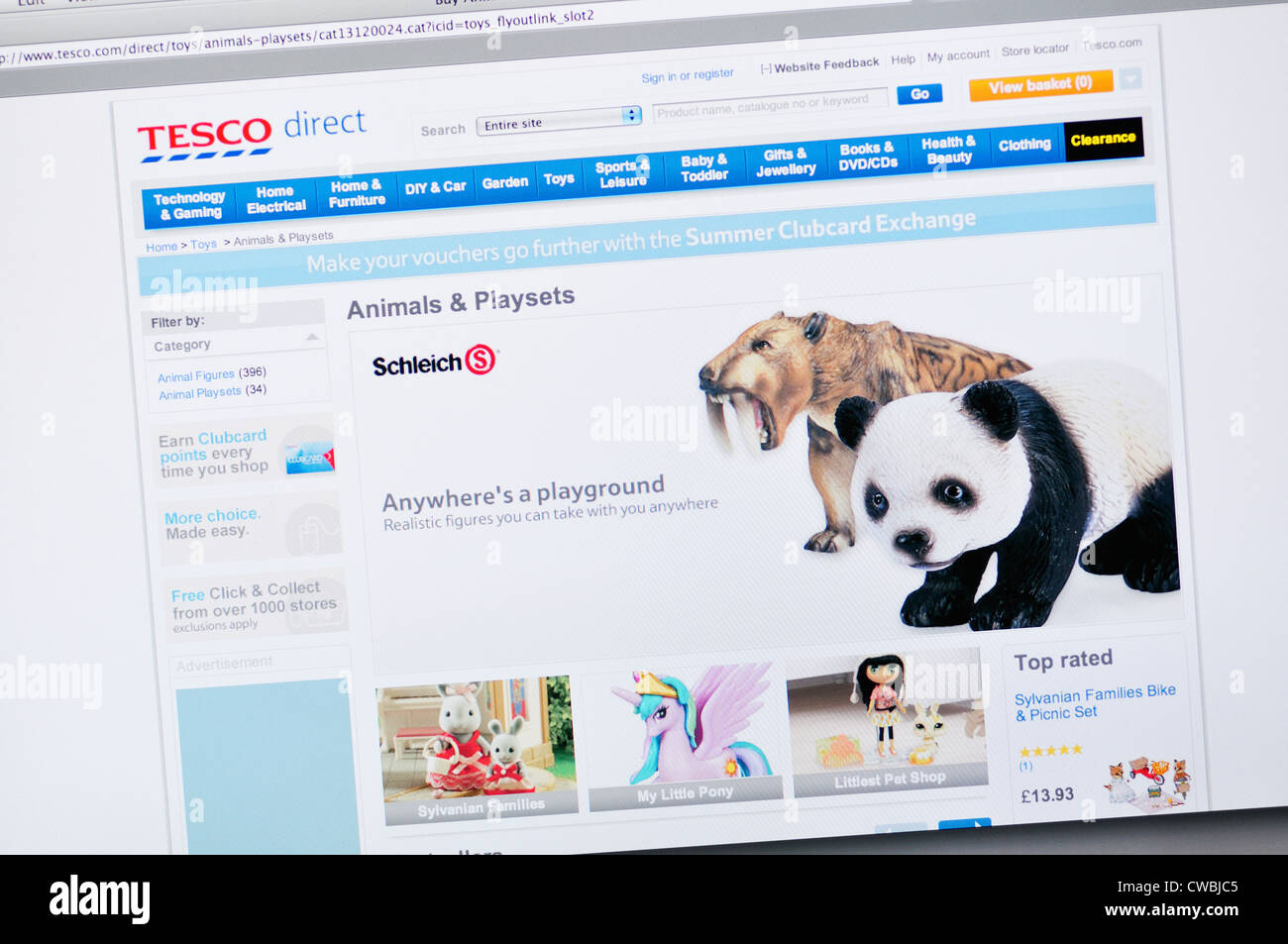 Tesco Supermarket website Stock Photo - Alamy