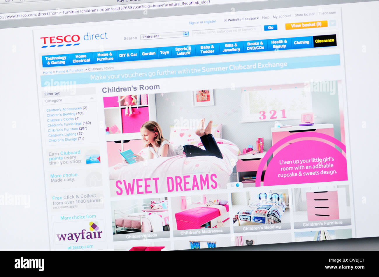 Tesco Supermarket website Stock Photo - Alamy