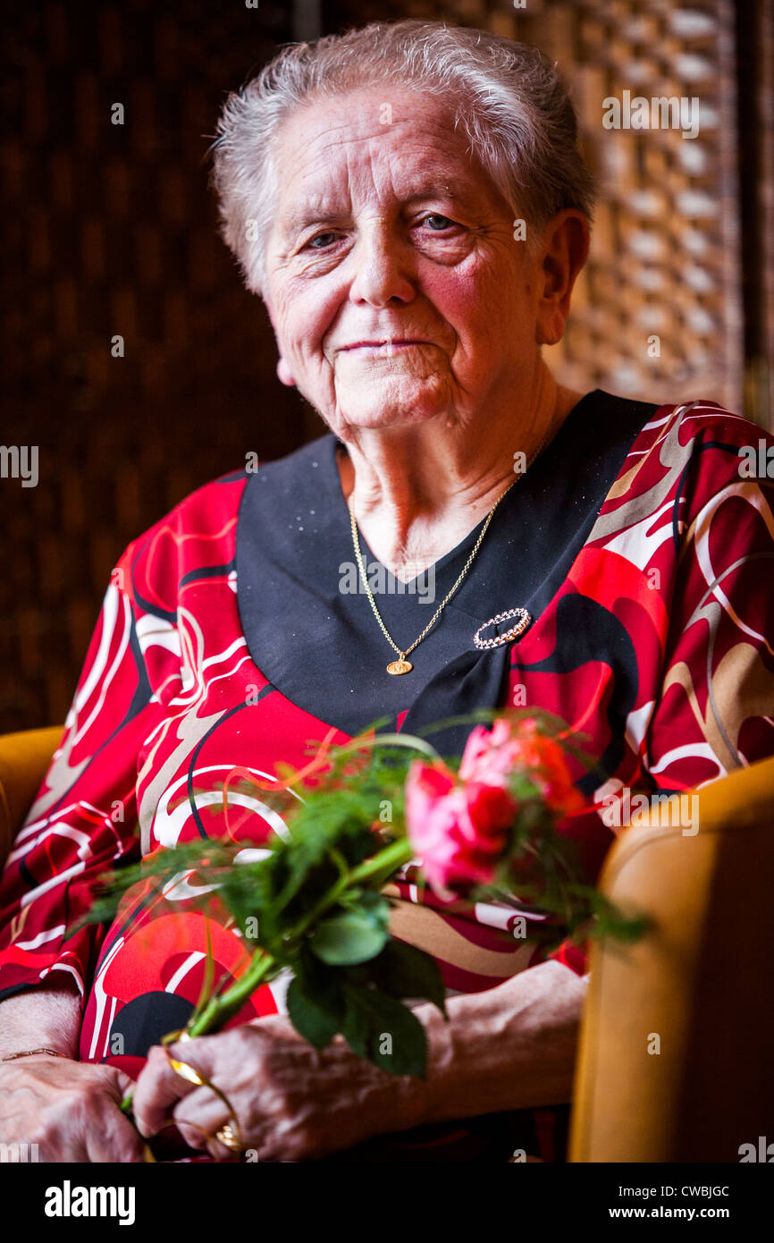 Portrait of a senior Stock Photo - Alamy