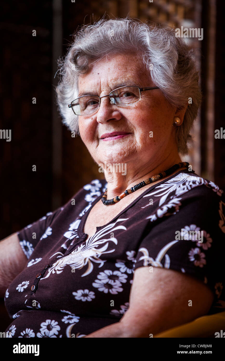 Portrait of a senior Stock Photo - Alamy