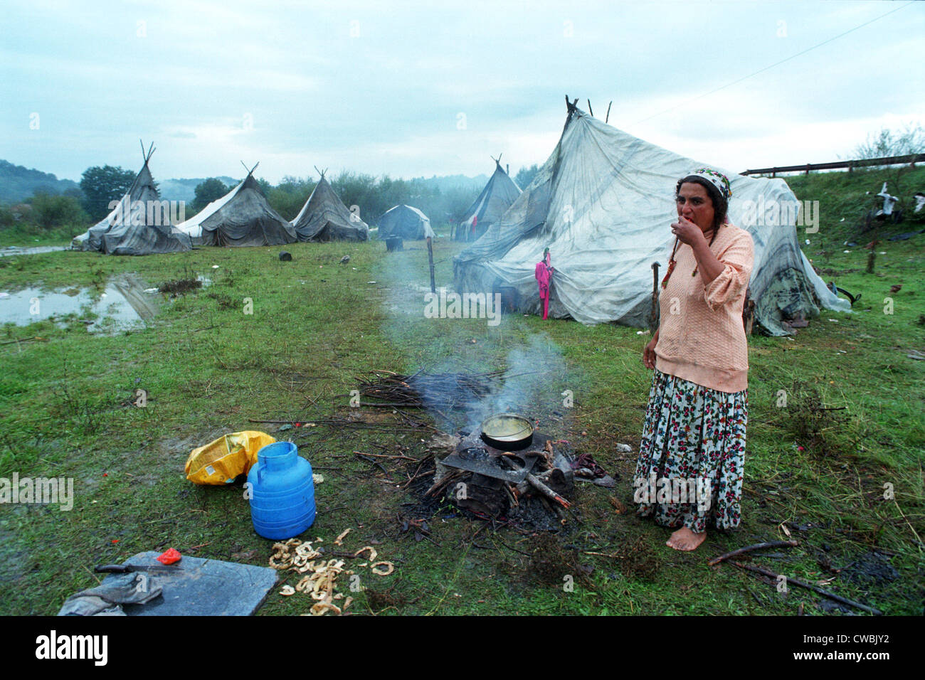 Romanian gypsies gypsy roma hi-res stock photography and images - Alamy