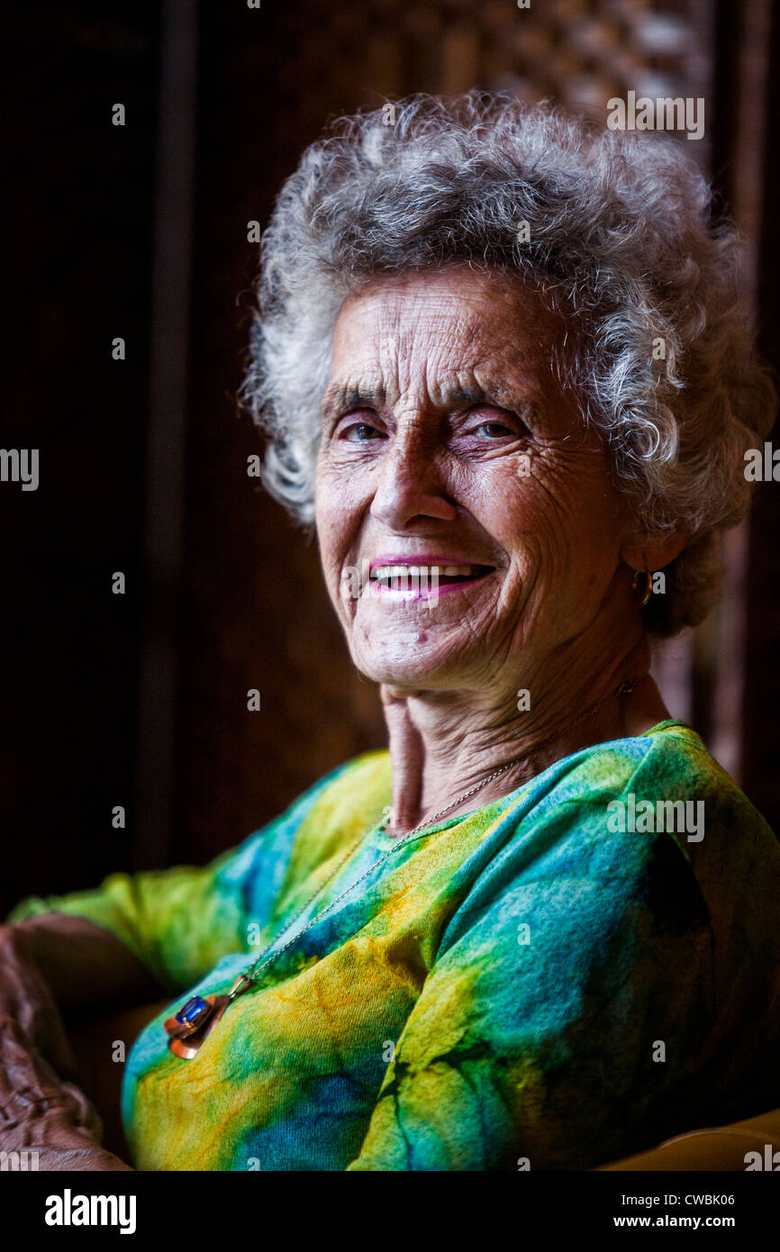 Portrait of a senior Stock Photo - Alamy