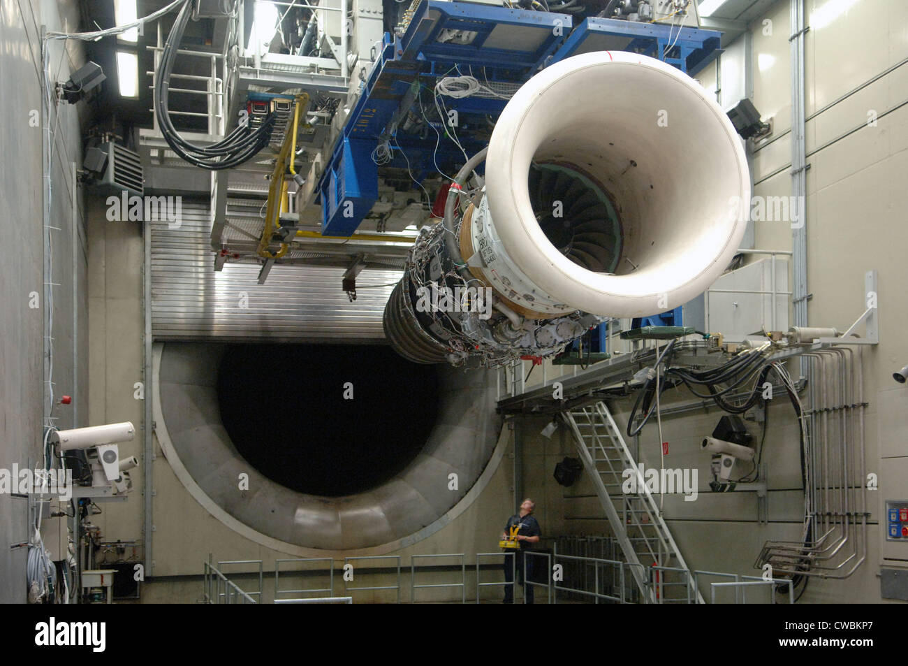 TestStand for Radiation engines at Rolls-Royce, Dahlewitz Stock Photo ...