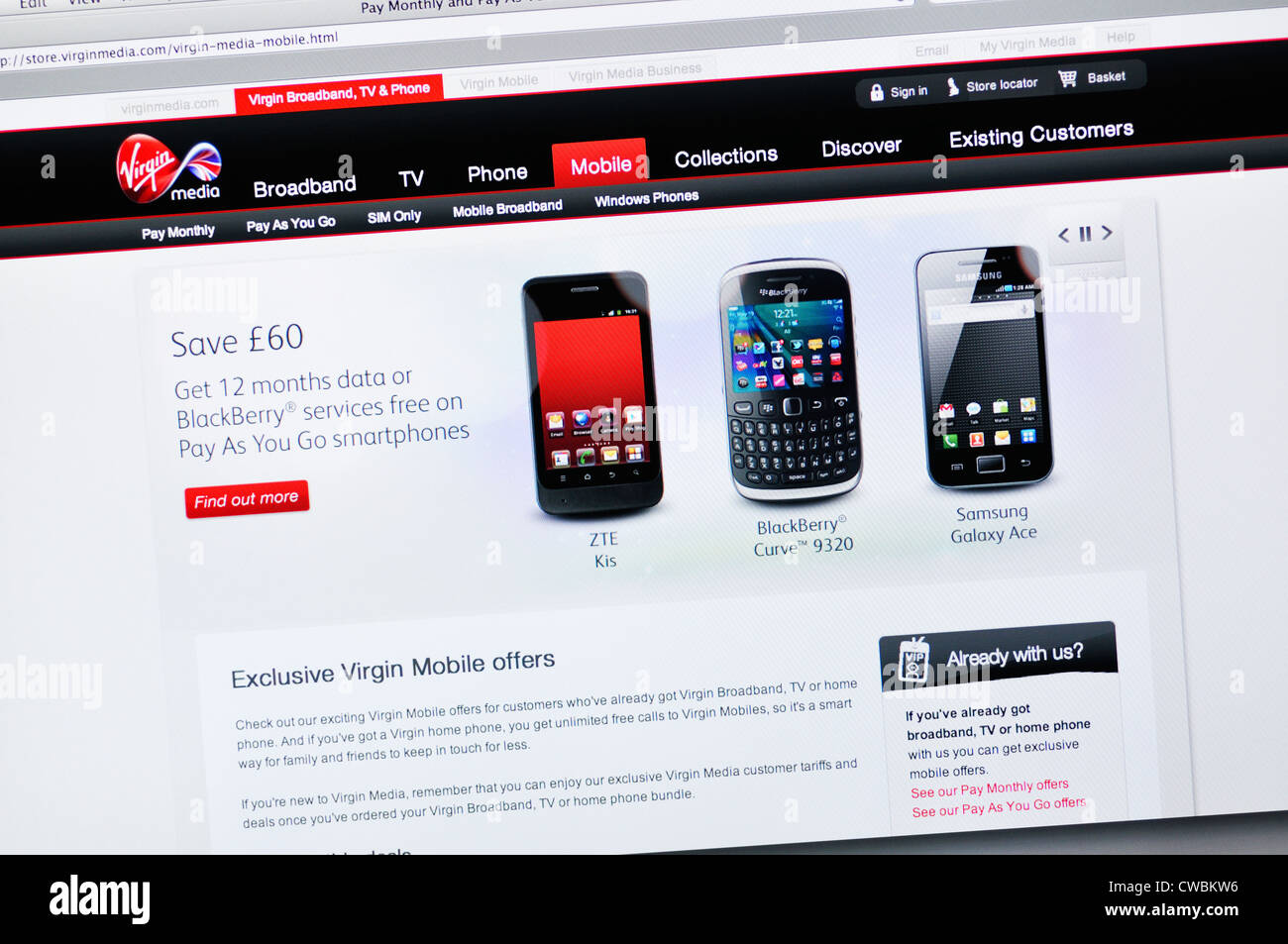 Virgin media broadband hi-res stock photography and images - Alamy