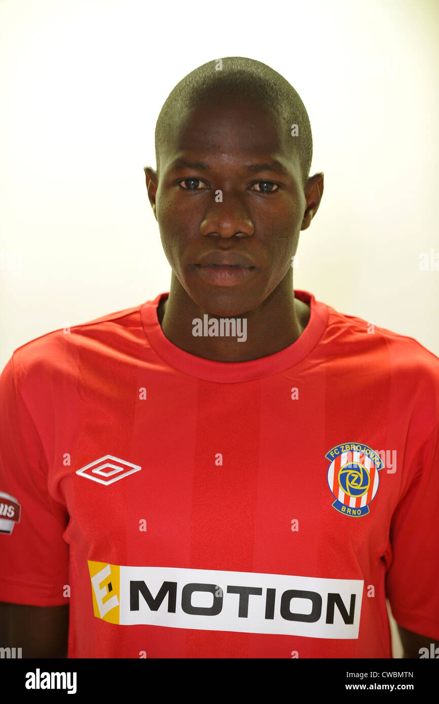 Lamine Fall, soccer player, FC Zbrojovka Brno, July 25, 2012. (CTK ...