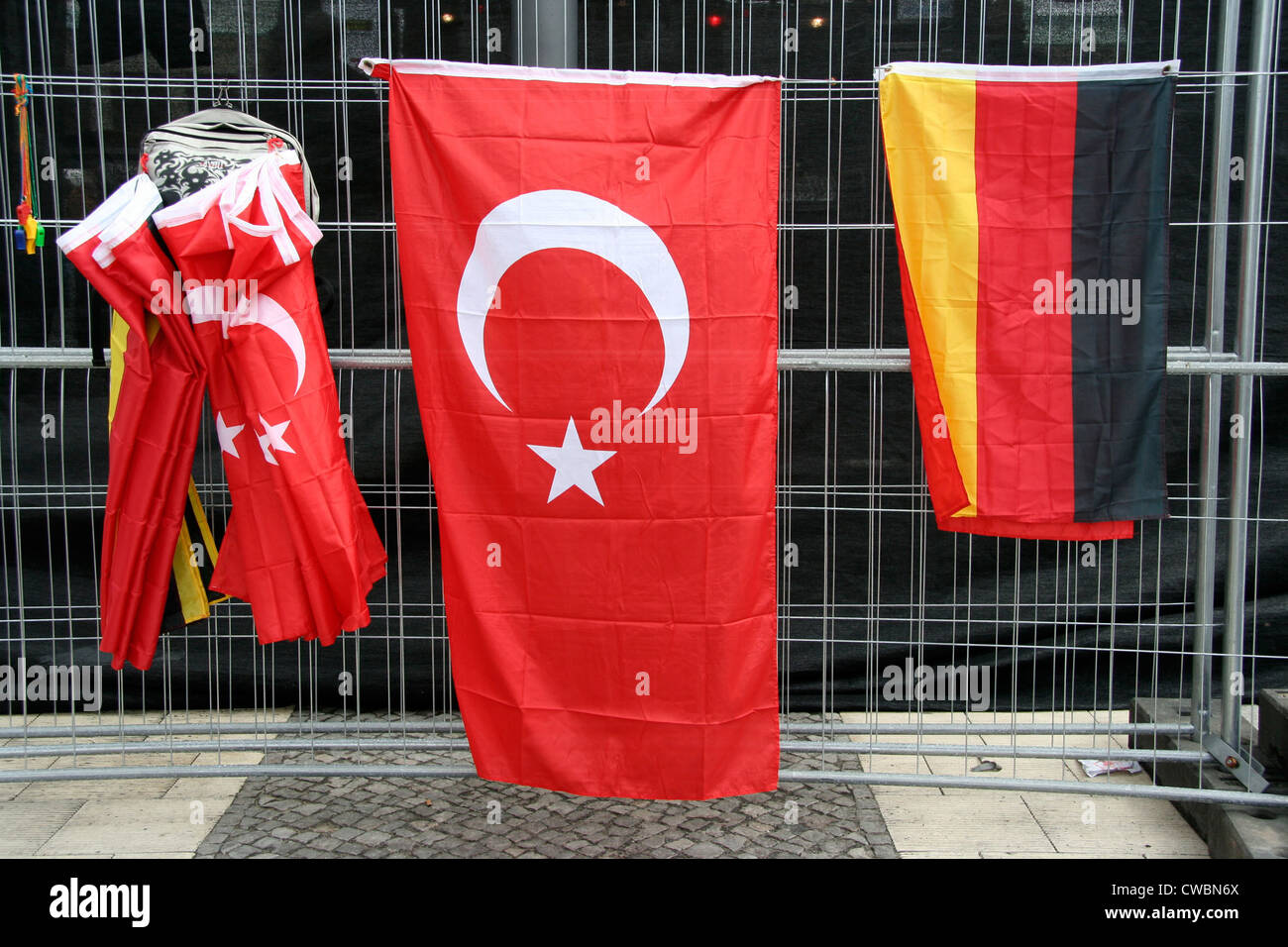 Turkish german flags hi-res stock photography and images - Alamy