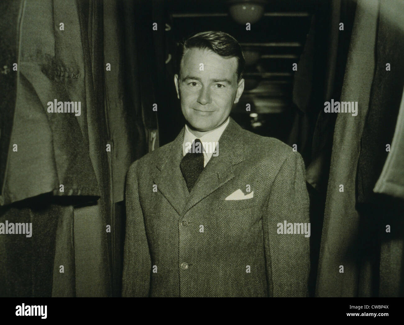 Lew Ayres (1908-1996), American actor, en route to labor camp after ...