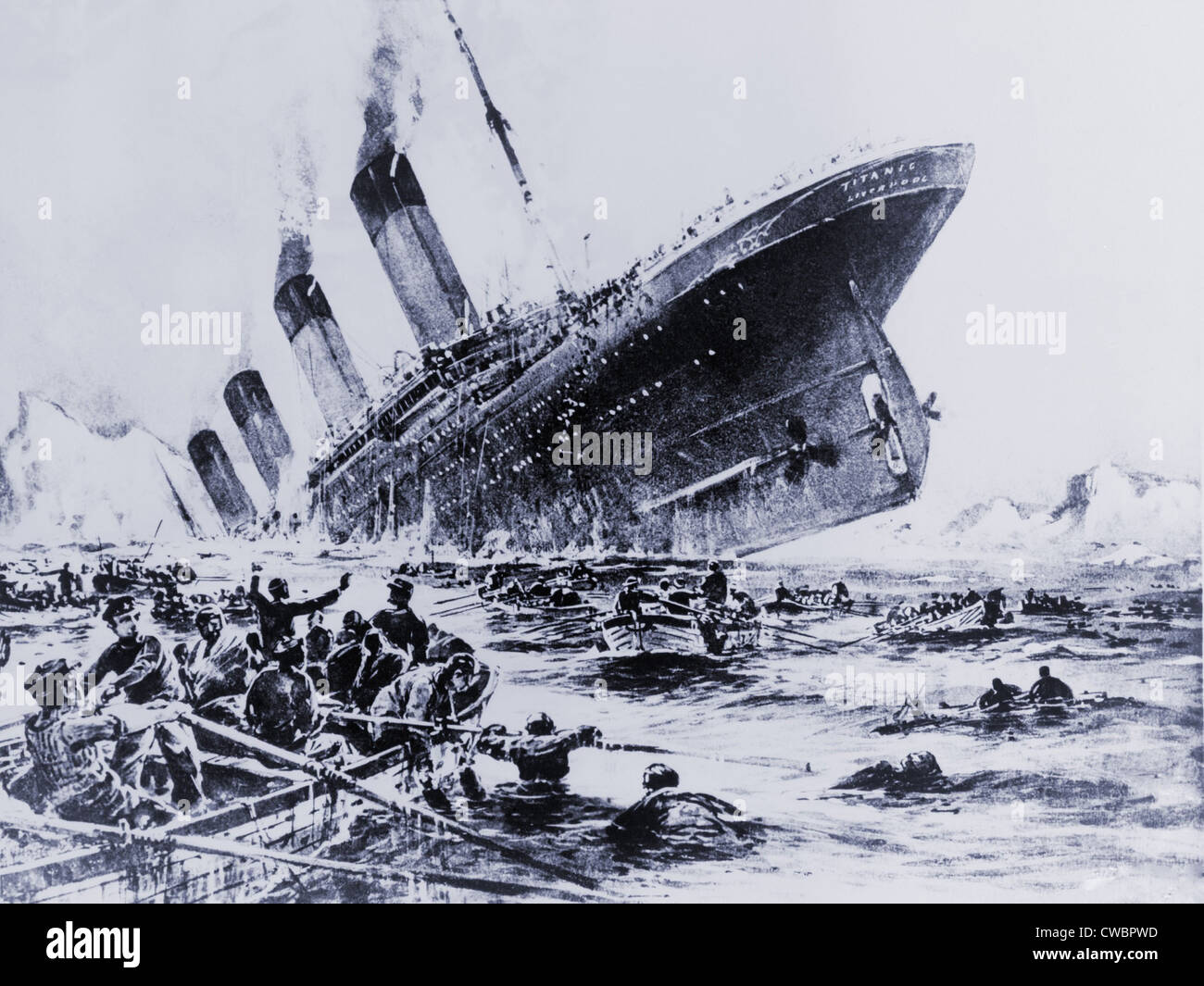 Titanic survivors hi-res stock photography and images - Alamy