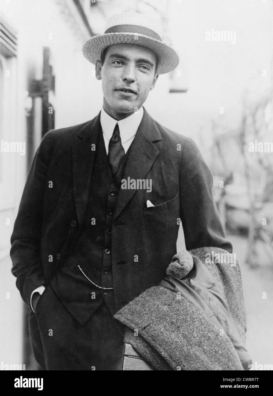 Vincent Astor (1891-1959), one of the wealthiest men in America, upon ...