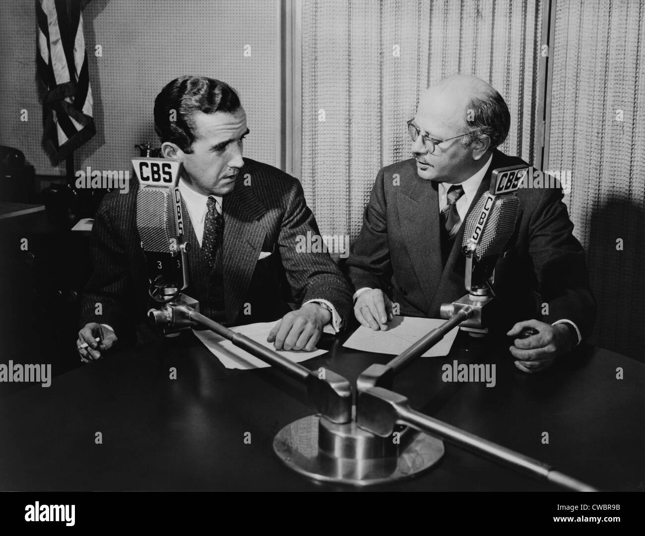 News anchor 1940s hi-res stock photography and images - Alamy