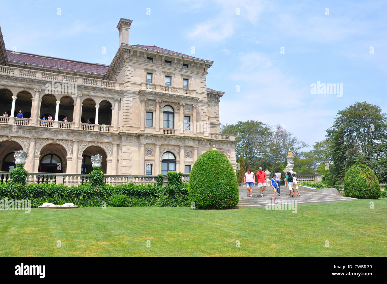 The Breakers mansion, Newport, Rhode Island, USA Stock Photo - Alamy