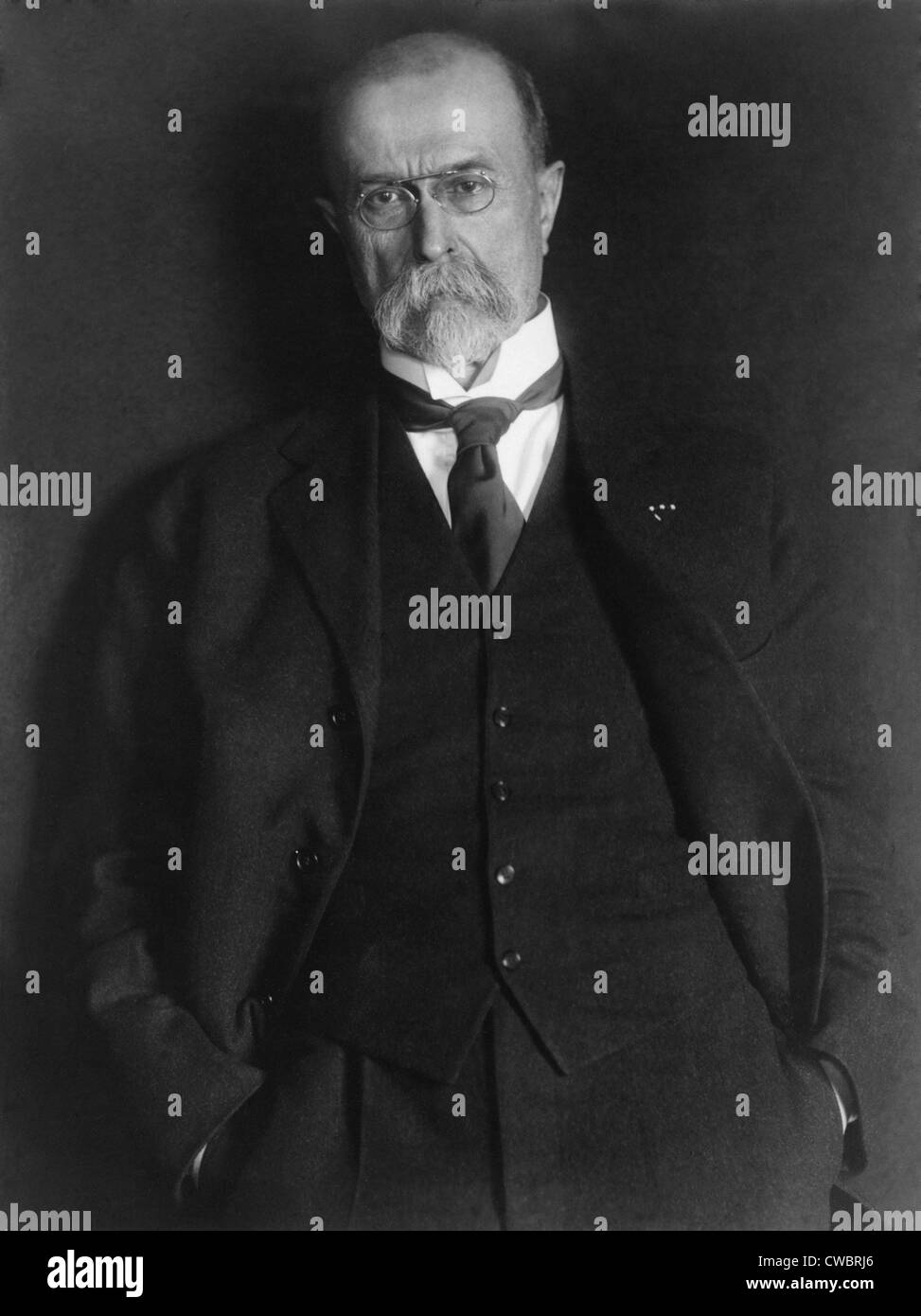 Tomas Garrigue Masaryk (1850-1937), founder and first president of ...