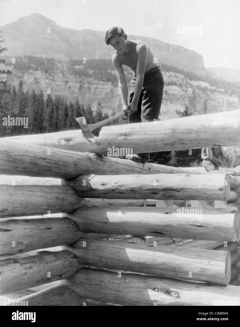 1930s log construction hi-res stock photography and images - Alamy