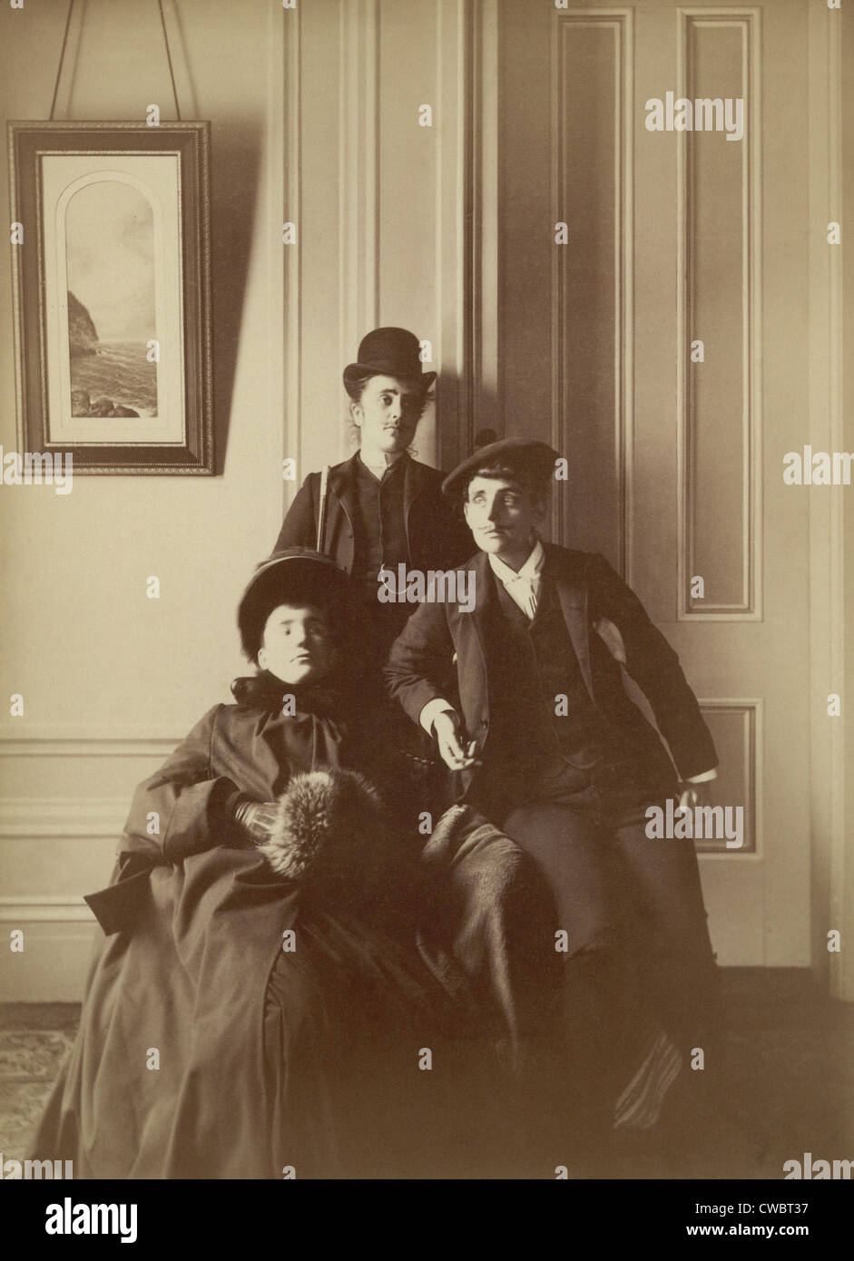 Frances Benjamin Johnston (1854-1951), self-portrait dressed as a man ...