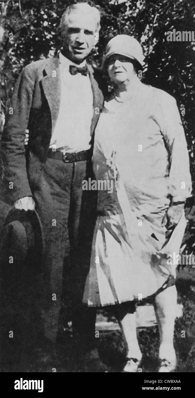 Kate 'Ma' Barker (1873-1935) with her boyfriend, Arthur Dunlop. After ...