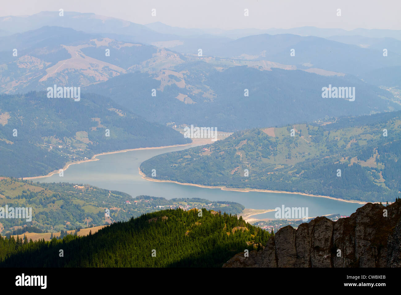 Toaca Peak (1904 m altitude), Ceahlău M Stock Photo - Alamy