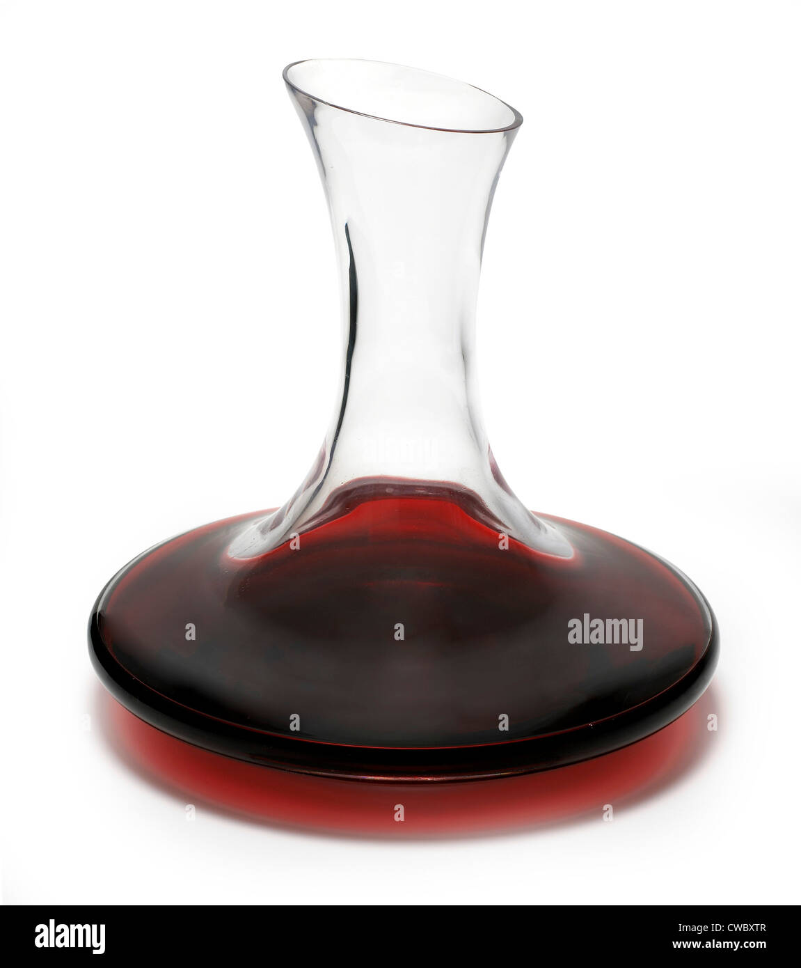 Carafe bottle with red liquid Stock Photo - Alamy