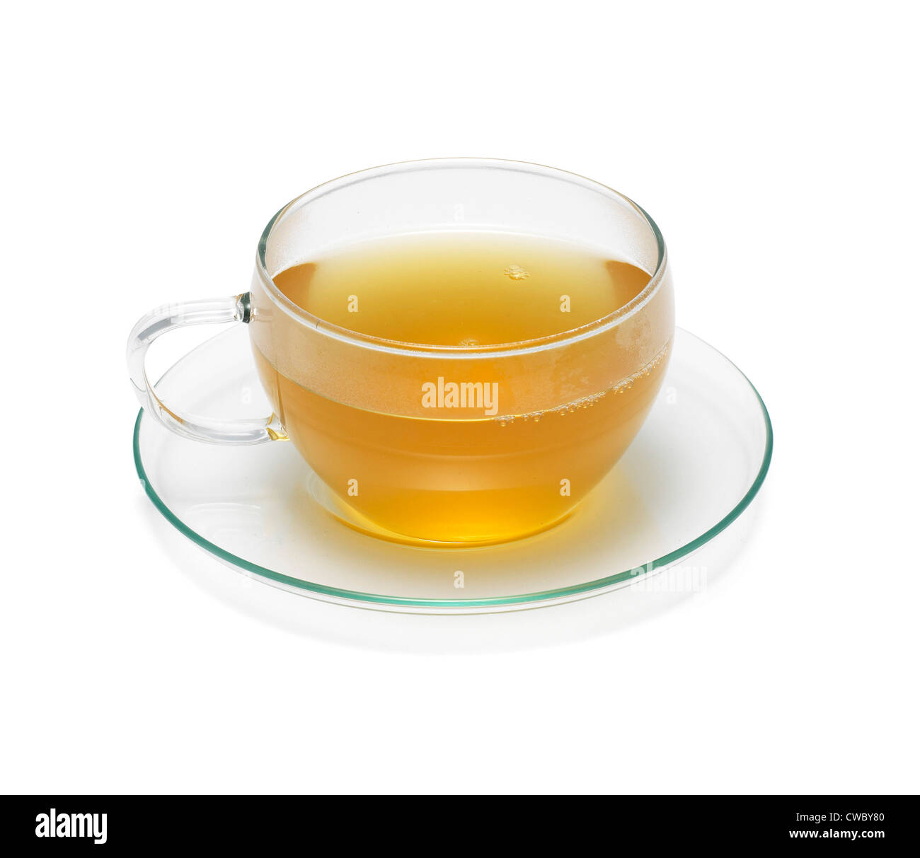 Tea bag and mint leaf Cut Out Stock Images & Pictures - Alamy