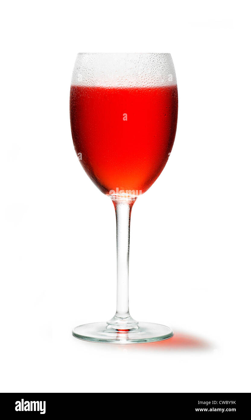 Glass of red wine Stock Photo - Alamy