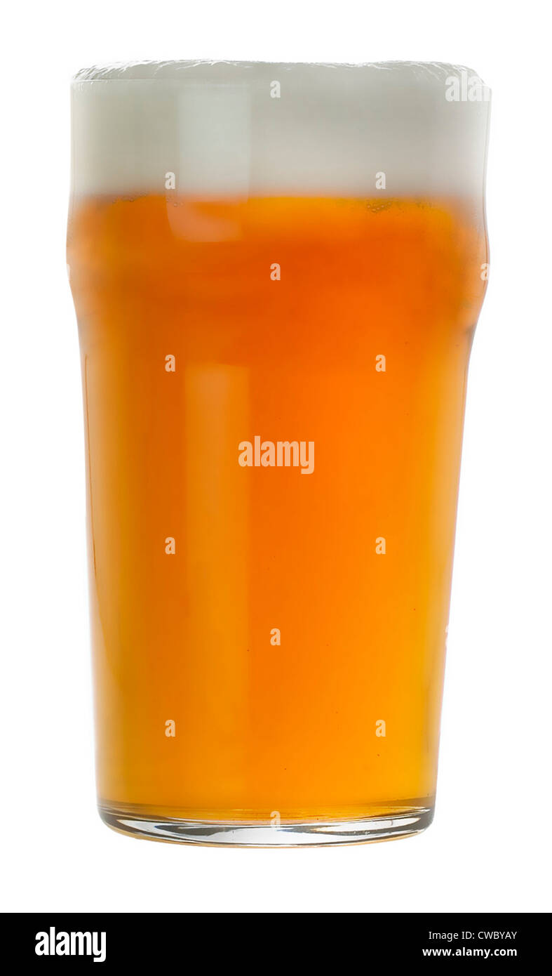 Pint of Beer Stock Photo - Alamy