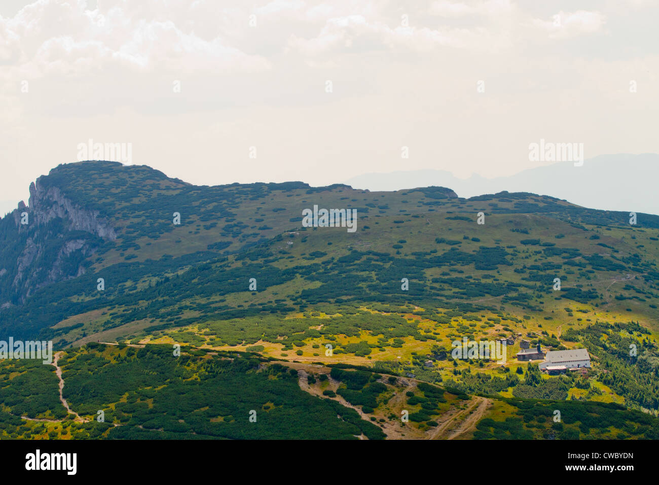 Toaca Peak (1904 m altitude), Ceahlău M Stock Photo - Alamy