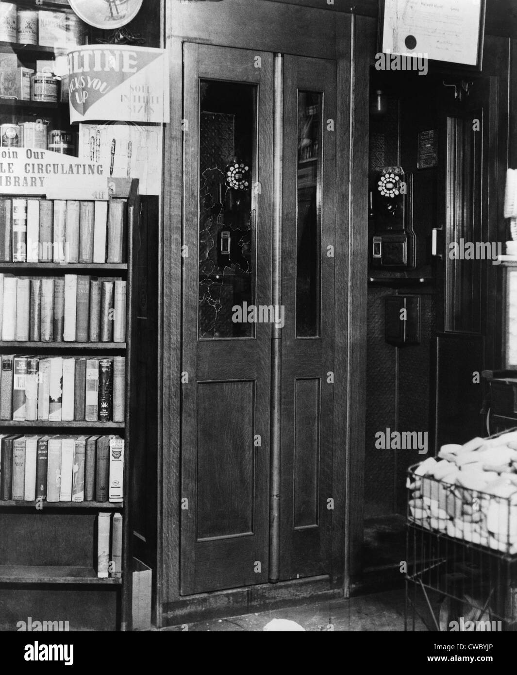 The telephone booth in which Vincent 'Mad Dog' Coll was murdered by ...