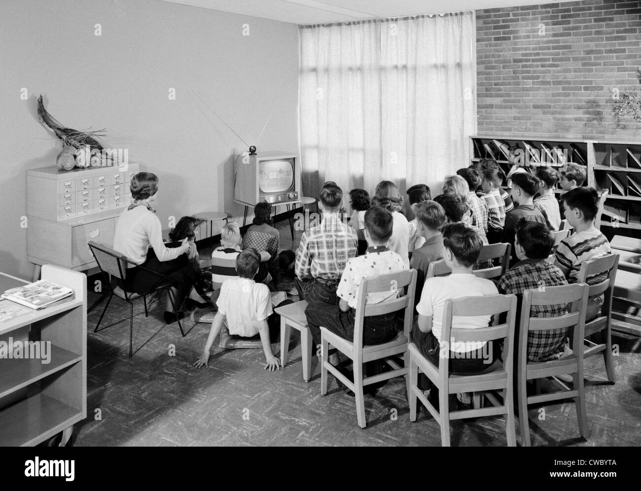 1950s School Class High Resolution Stock Photography and Images - Alamy