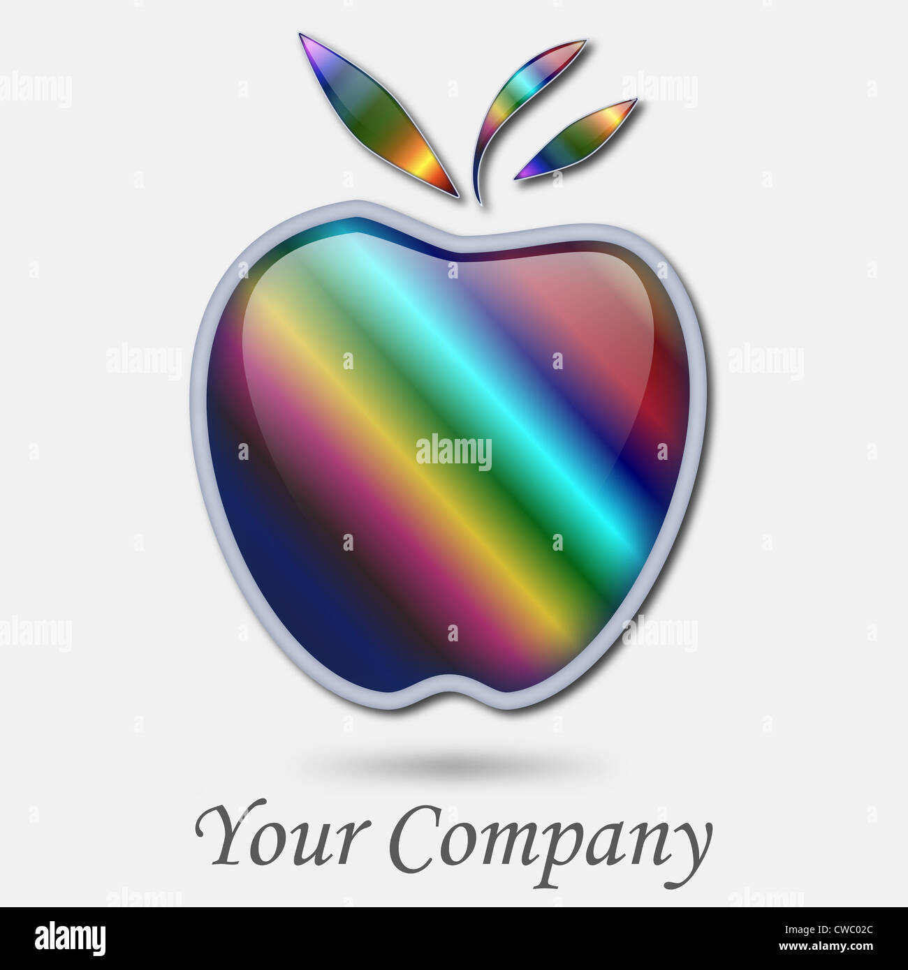 Apple company Logo Stock Photo - Alamy