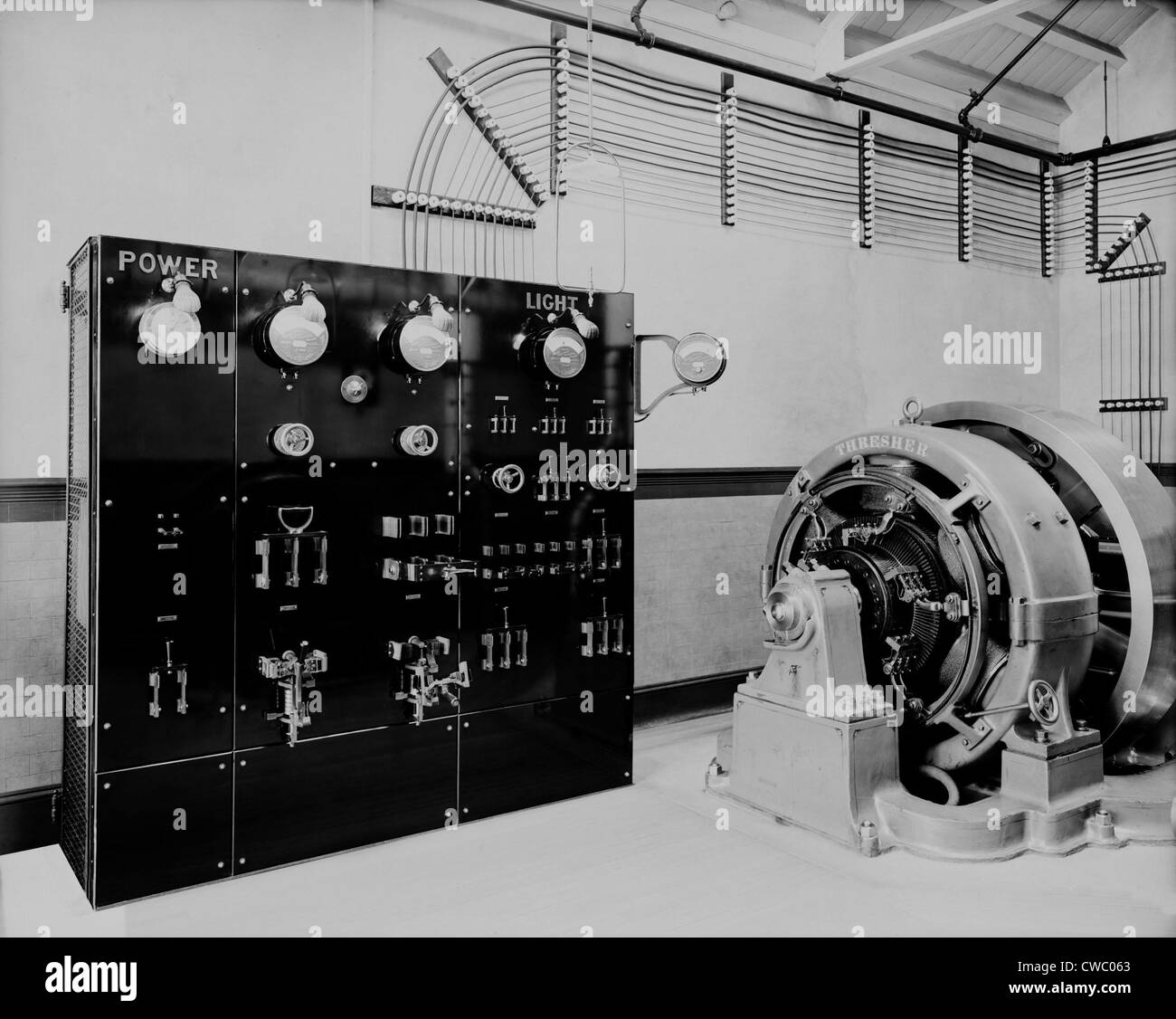 Control panel and dynamo (generator) of a self-contained electric power ...