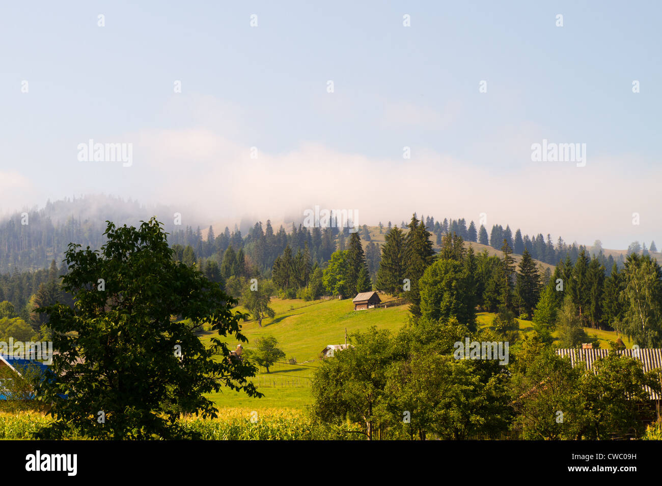 Toaca Peak (1904 m altitude), Ceahlău M Stock Photo - Alamy