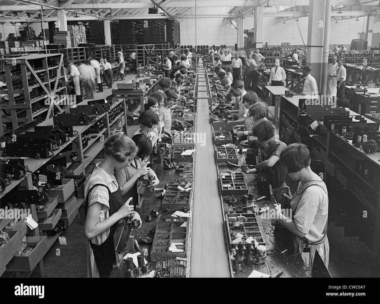 American Production Line Workers