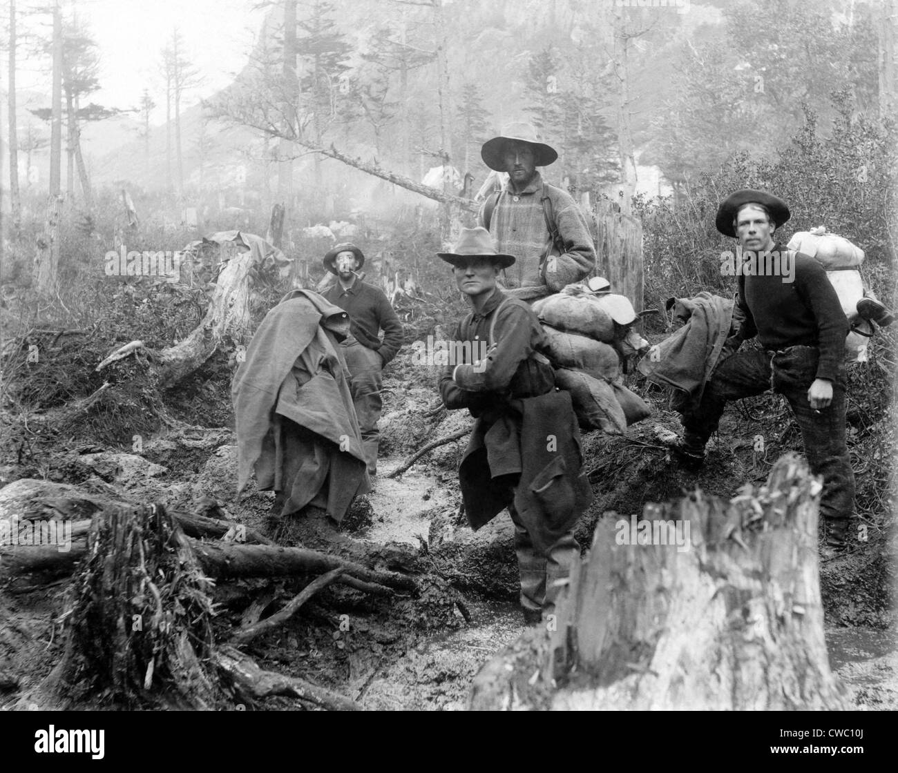 Gold Panning Black and White Stock Photos & Images - Alamy