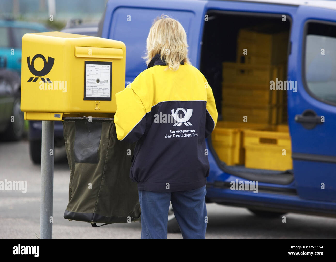 Postal clerk hi-res stock photography and images - Alamy