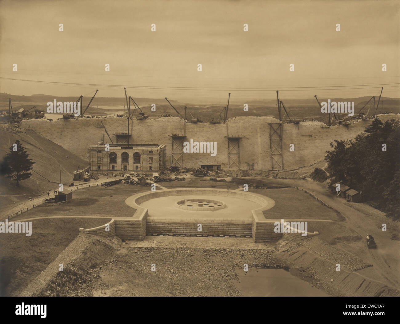 The Wachusett Dam in Clinton, Massachusetts was built on the Nashua ...