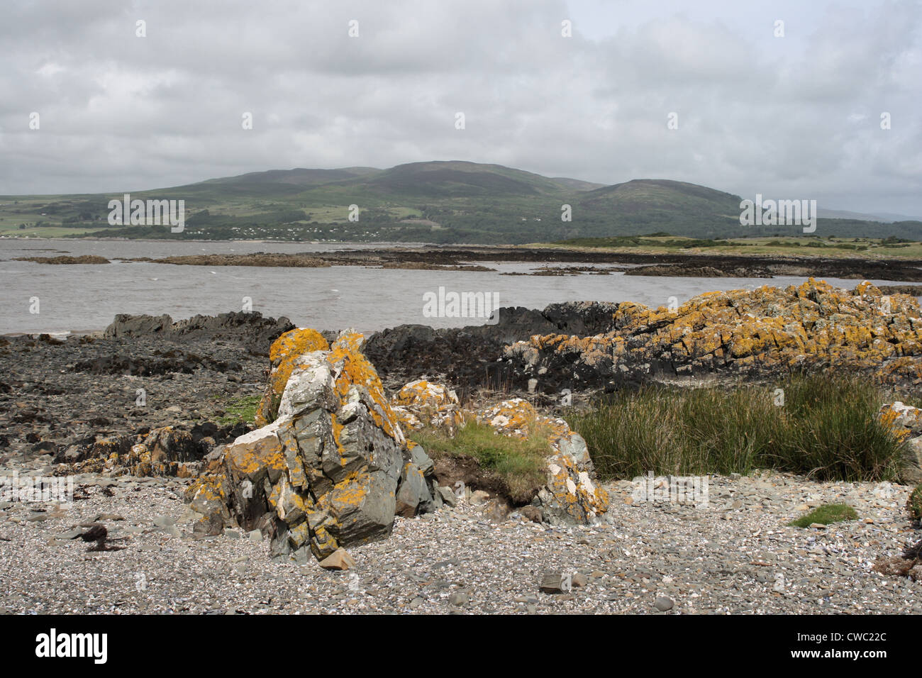 Scenery in Fleet bay around Carrick point Galloway Stock Photo - Alamy