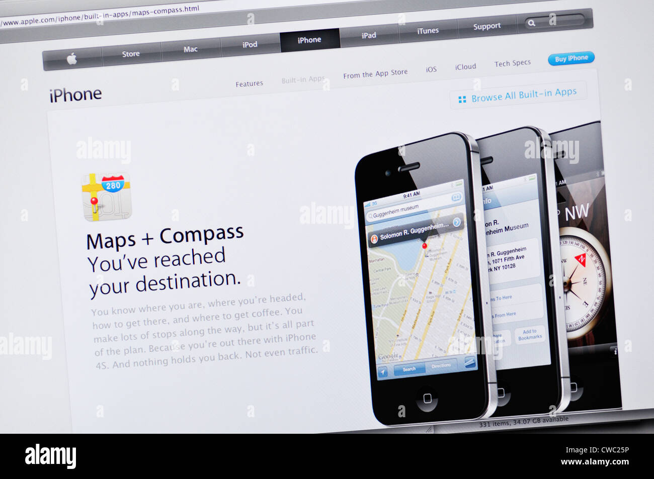 Compass maps hi-res stock photography and images - Alamy